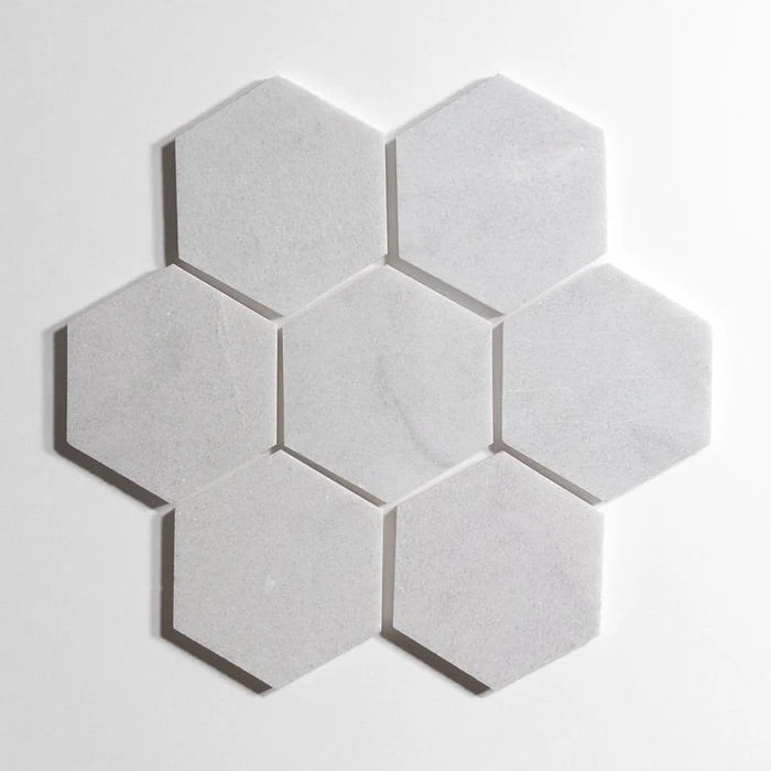 White Hailstone 5In Hex – KPGD